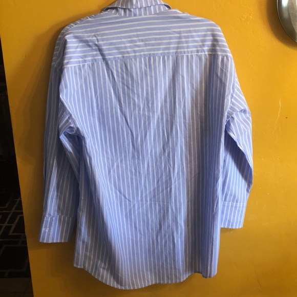 Tops | Nwt Oversized Boyfriend Dress Shirt Dress | Poshmark
